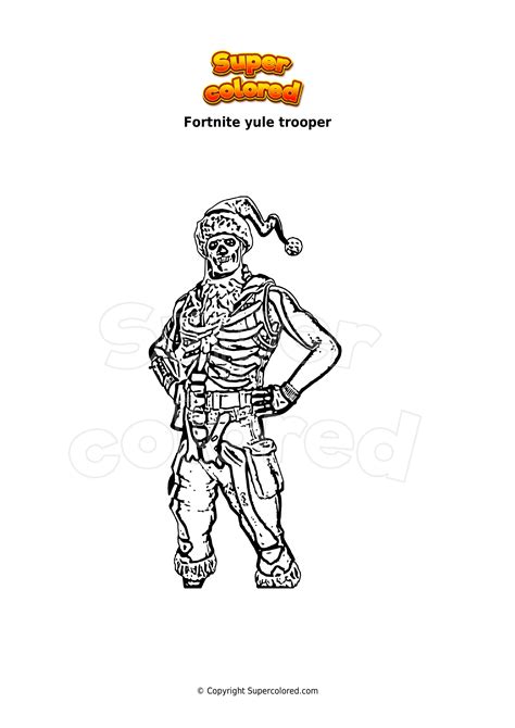 Dibujo Para Colorear Fortnite TheGrefg Supercolored