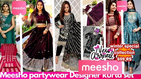 😍👗meesho Haulmeesho Party Wear Kurta Setdesigner Lahenga👗gown