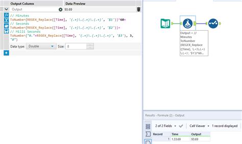 Solved Minsecmilli String To Secmilli Numeric Field Alteryx
