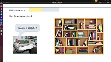Lesson 4 Array And String Youtube