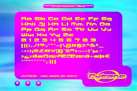 Creative Market Cytone Y2k Font Gfxpack