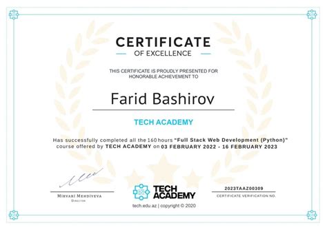 Farid Bashirov On Linkedin Techacademybaku
