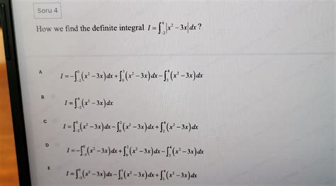 Solved How We Find The Definite Integral I X Xdx Chegg Com