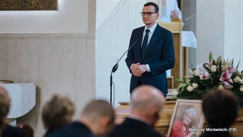 Premier Morawiecki na pogrzebie 116 letniej gliwiczanki Była