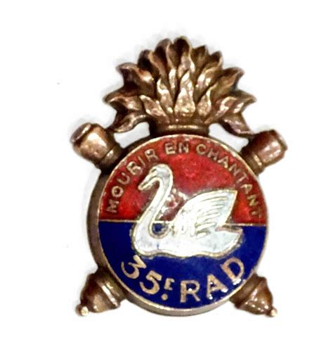 Insigne 35 ème régiment d artillerie divisionnaire Drago Beranger