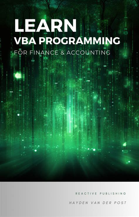 Learn Vba Programming For Finance And Accounting Concise Guide Expert