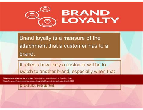 Driving Profitable Growth Through Your Brands Ppt Slide Deck