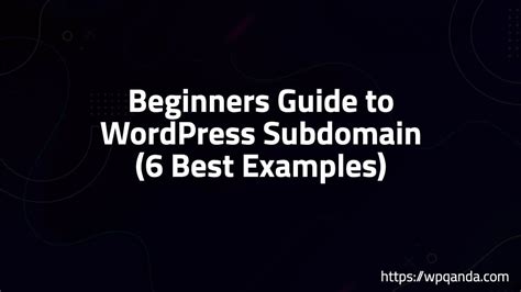 Beginners Guide What Are Subdomains 6 Best Examples Wp Qanda