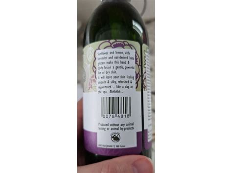 Trader Joes Hand And Body Lotion Lavender 12 Oz340 G Ingredients And