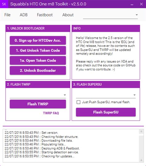 Tool Htc One Toolkit M8 V250 220716 Xda Forums