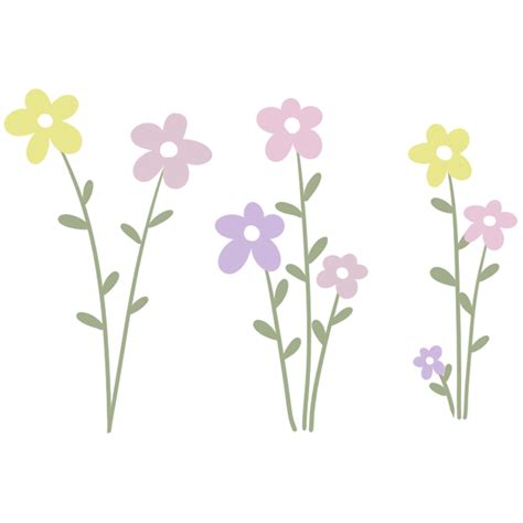 Garabatear Flor Y Hojas Mano Dibujado 25801520 Png