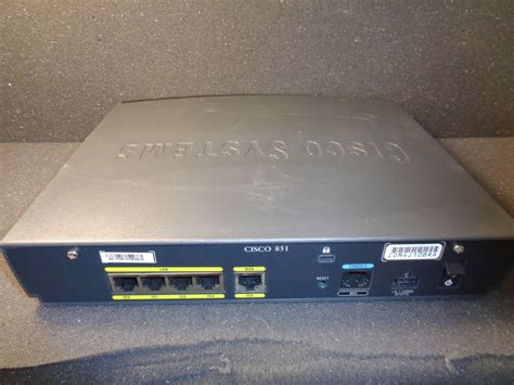 Cisco 851 4-Port 10/100 Wired Router (CISCO851-K9) for sale online | eBay