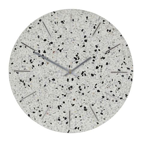 Terrazo Marble Clock Wall Clocks Round Wall Clock Modern Wall Clock