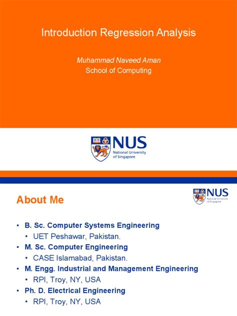 Introduction Regression Analysis Muhammad Naveed Aman Pdf