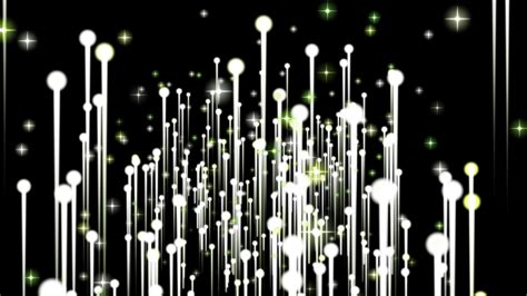 Abstract Animation Of Glowing Gold Particles With Rays Loopable Animated Background