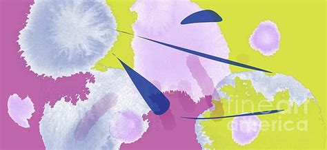 Atomic Collision Cool Unique Modern Colorful Intuitive Abstract Art