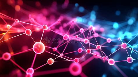 Intricate Molecular Structure A Network Of Interconnected Molecules In 3d Numerous Stock