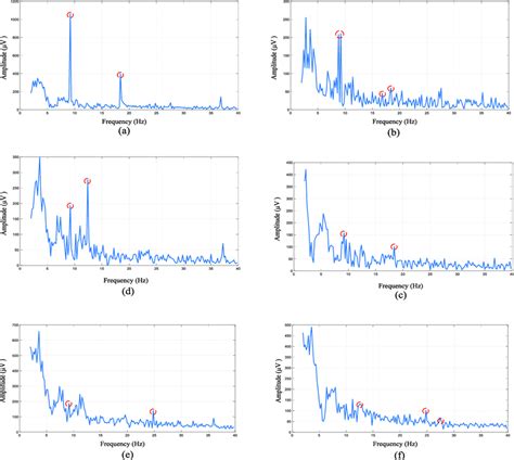 The Amplitude Responses Of The Eeg Signals 2 Hz To 39 Hz Under The