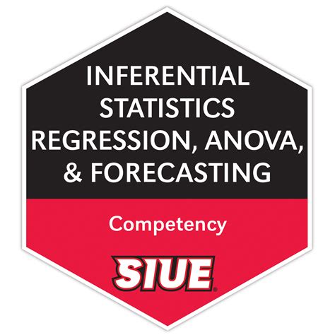 Inferential Statistics Regression Anova And Forecasting Credly