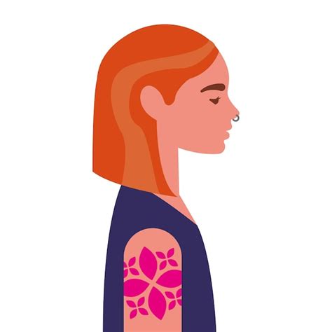 Premium Vector Young Woman Designer Vector