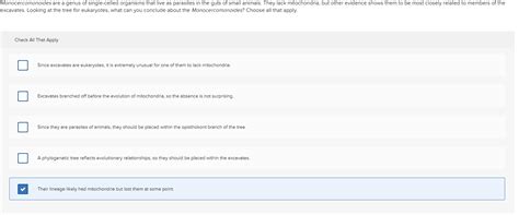 Solved Monocercomonoides Are A Genus Of Single Celled