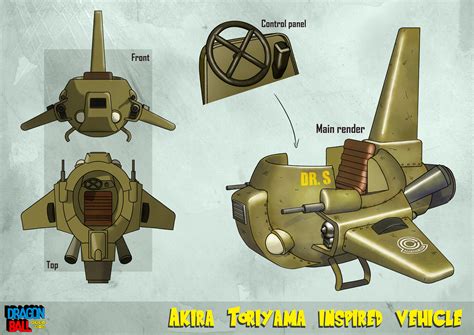 Artstation Akira Toriyama Inspired Hovercar