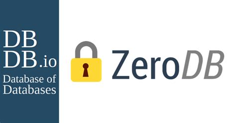 ZeroDB Database Of Databases