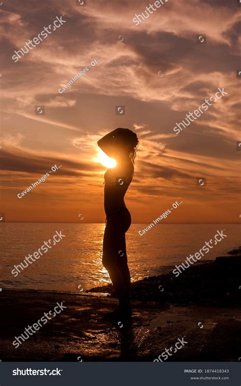 79 Thousand Silhouette Black Woman Nude Beach Royalty Free Images