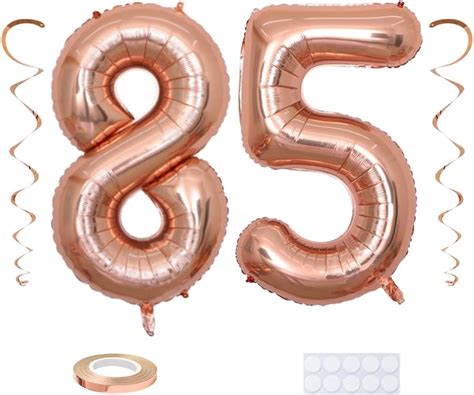 Maigendoo Jumbo 85 Number Balloon 40 Inch Large Digit Balloons Huge