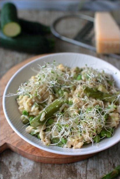 Risotto Aux Asperges Petits Pois Et Courgettes Happy Papilles