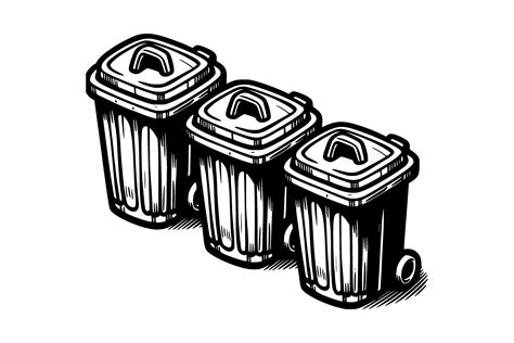 Waste Bins For Waste Sorting Graphic By Martart26 · Creative Fabrica