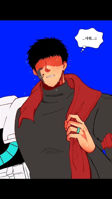 훈련후 더워하는 준장님🥰 그걸 지켜보는 내 마음은 얼마나 덥겠어ㅋㅋㅋㅋㅋ 산나비 금마리 준장님 그림 낙서 Illustration 일러스트 Sanabi