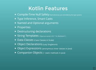 Kotlin Intro PPT
