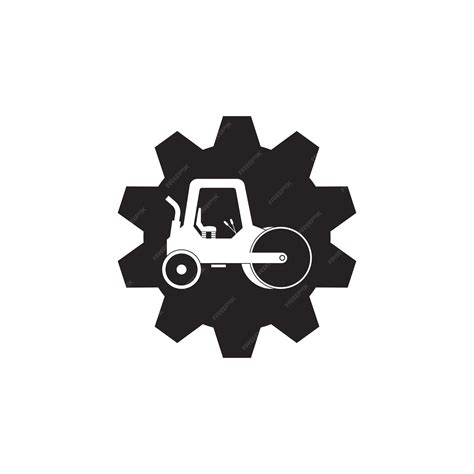 Premium Vector Heavy Equipment Or Asphalt Road Compactor Vehicle Icon