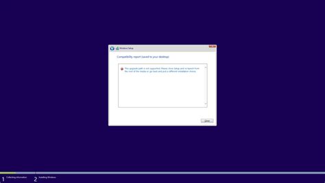 This Upgrade Path Is Not Supported Microsoft Community