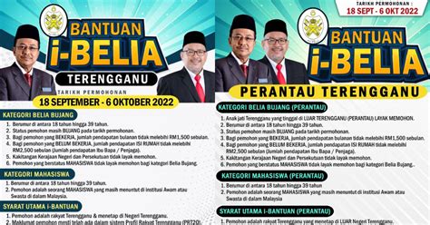 I Belia Permohonan Bantuan One Off Belia Terengganu Rm150