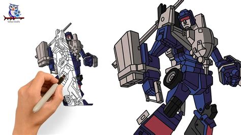 How To Draw Battletrap G Transformers Art Tutorial
