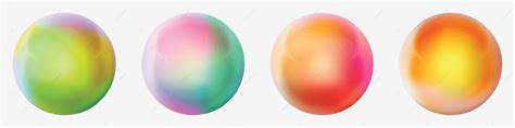 Colorful Glass Balls On White Background With Metal Bubble Vector Ball