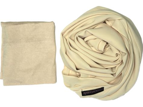 Matching Hijab And Undercap Set Cream Hijab Fashion Shop