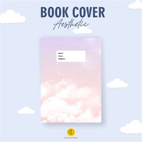Jual Sampul Buku Aesthetic Isi 10 Pcs Sampul Buku Motif Pastel