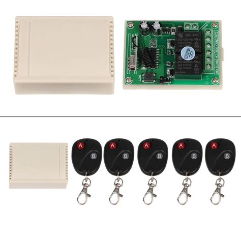 OOTDTY DC 12V 2CH RF Wireless Remote Control Switch System Receiver 5