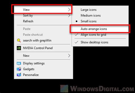 How To Manually Arrange Or Move Desktop Icons In Windows