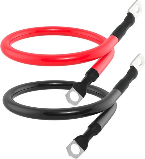 Rocksolar 12 Inch 3awg Battery Interconnect Cable Set
