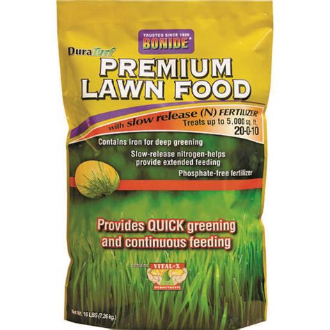 Bonide 60462 Lawn Fertilizer Granular Fertilizer 16 Lb Bag