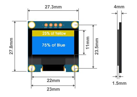 U602602 0 96 Inch OLED Module For Arduino Raspberry Pi Xpart Electronic