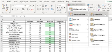 C Ch T M U C I U Ki N Trong Excel N Gi N D Hi U