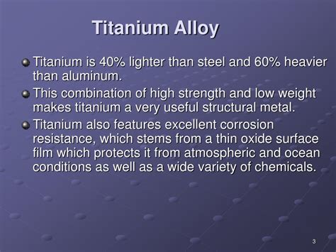 Ppt Titanium Alloy Powerpoint Presentation Free Download Id 248364