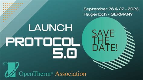 Save The Date Opentherm Event September 2023 Launch Of Protocol 50