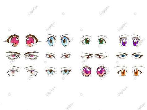 وکتور چشم انیمه ای دیجیت باکس Digitbox