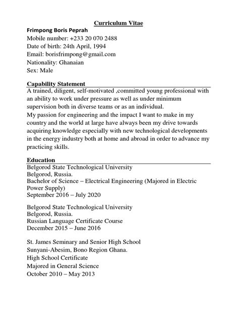 boris cv 2 pdf engineering